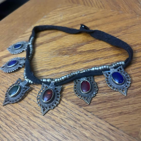Jewelry | Vintage Bedouin Middle Eastern Boho Tribal Colorful Choker ...